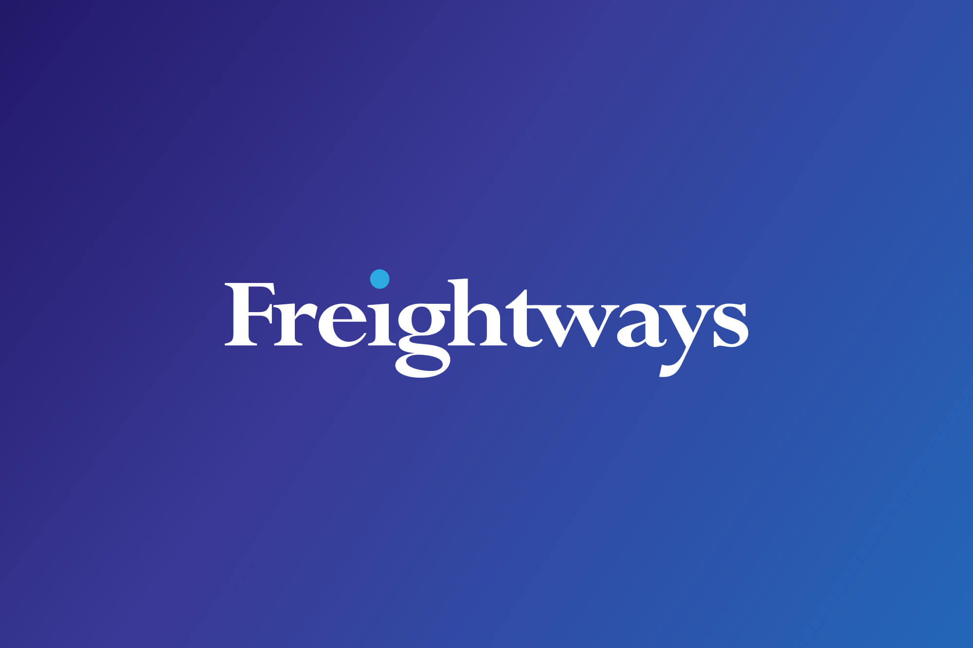 Freightways | Voice Brand Agency